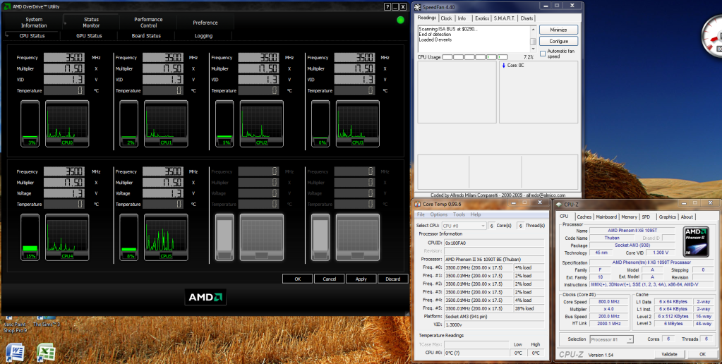 Problem With AMD 1090T Temps not all showing up | Overclock.net
