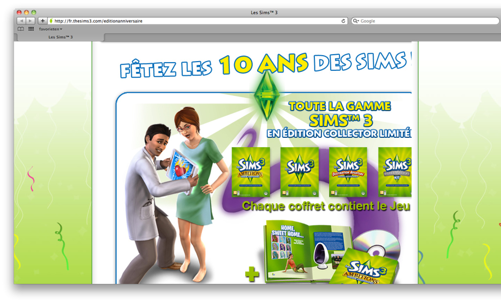 Alle Sims 3 Games Worden Special Editie In Frankrijk World Of The Sims